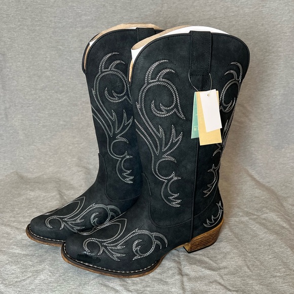 Roper | Shoes | Brand New Black Roper Cowboy Boots | Poshmark
